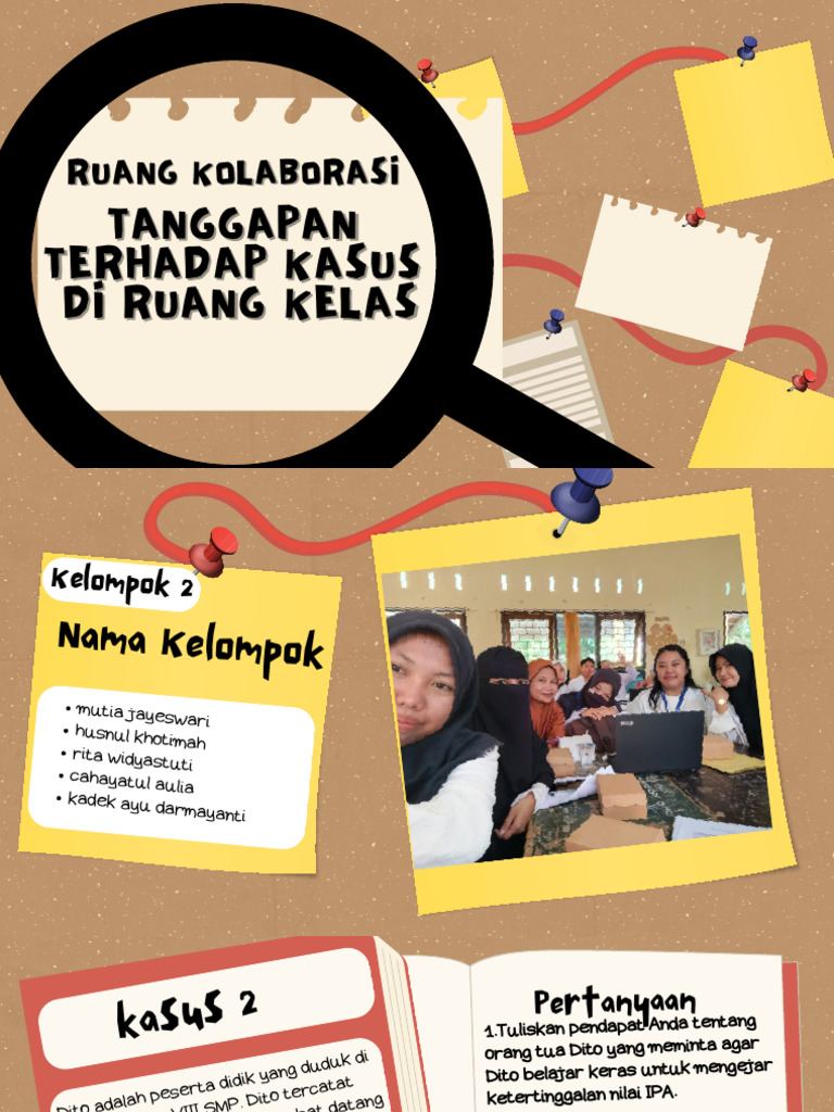 Topik 4 RUANG KOLABORASI KASUS 2 Pemahaman Tentang Pesrta Didik Dan Pembelajarannya | PDF