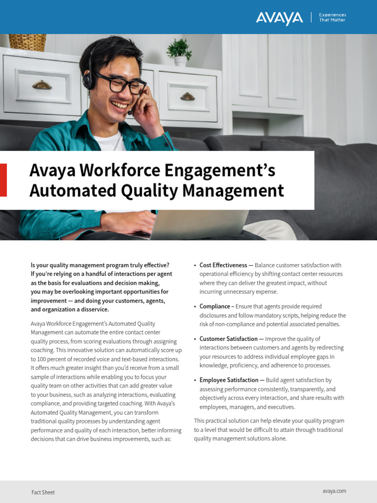 Fact Sheet Automated Quality Management | PDF | Quality Management ... Fact Sheet Automated Quality Management | PDF | Quality Management ...