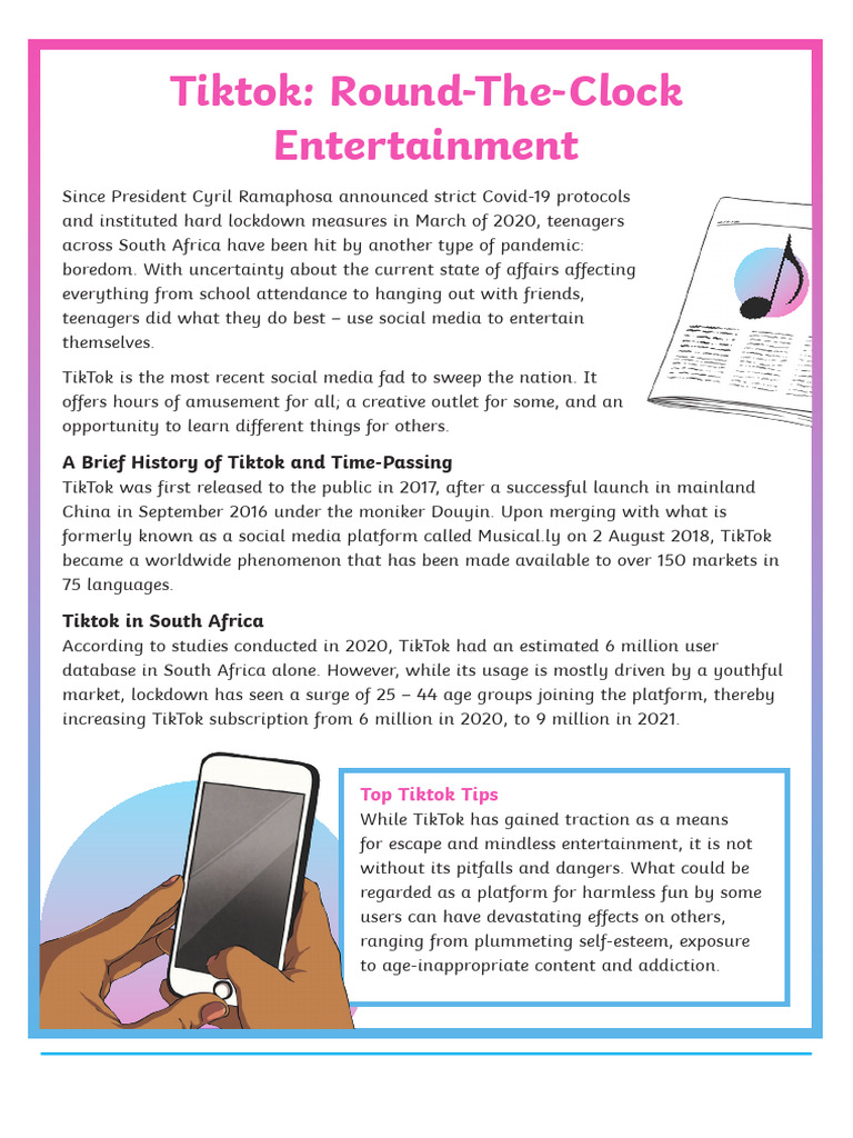 Reading Comprehension Tiktok | Download Free PDF | Social Media ...