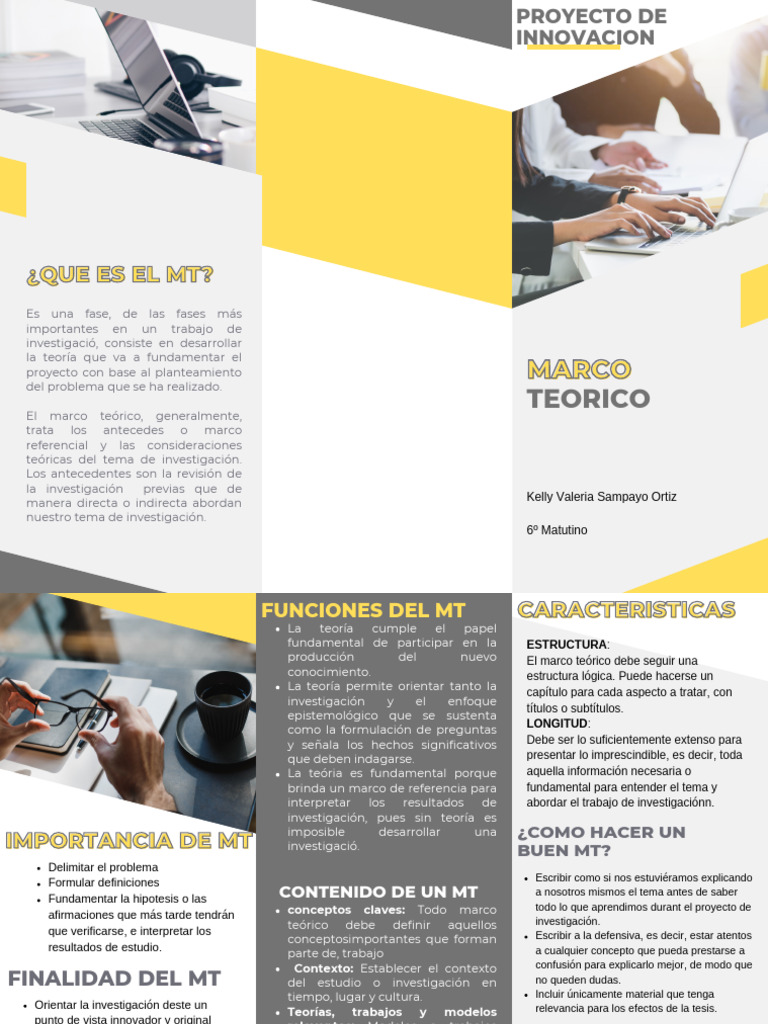 Folleto Brochure de Servicios Empresa Profesional Amarillo | Descargar ...