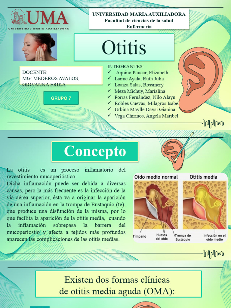 OTITIS | PDF | Inflamación | Resfriado comun