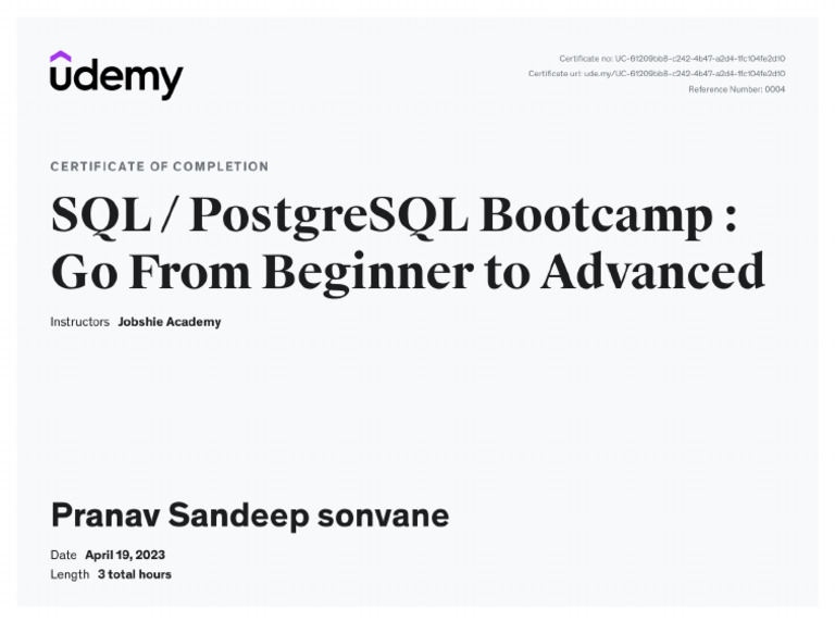 Sql Pdf
