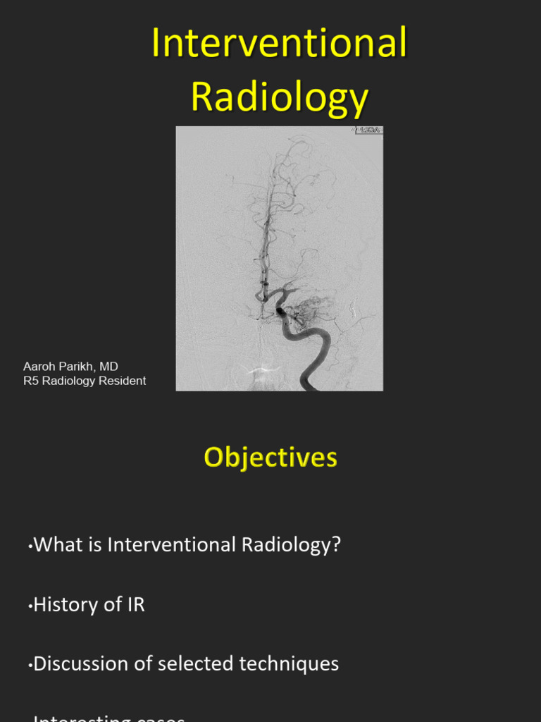 History of Interventional Radiology | PDF | Interventional Radiology ...