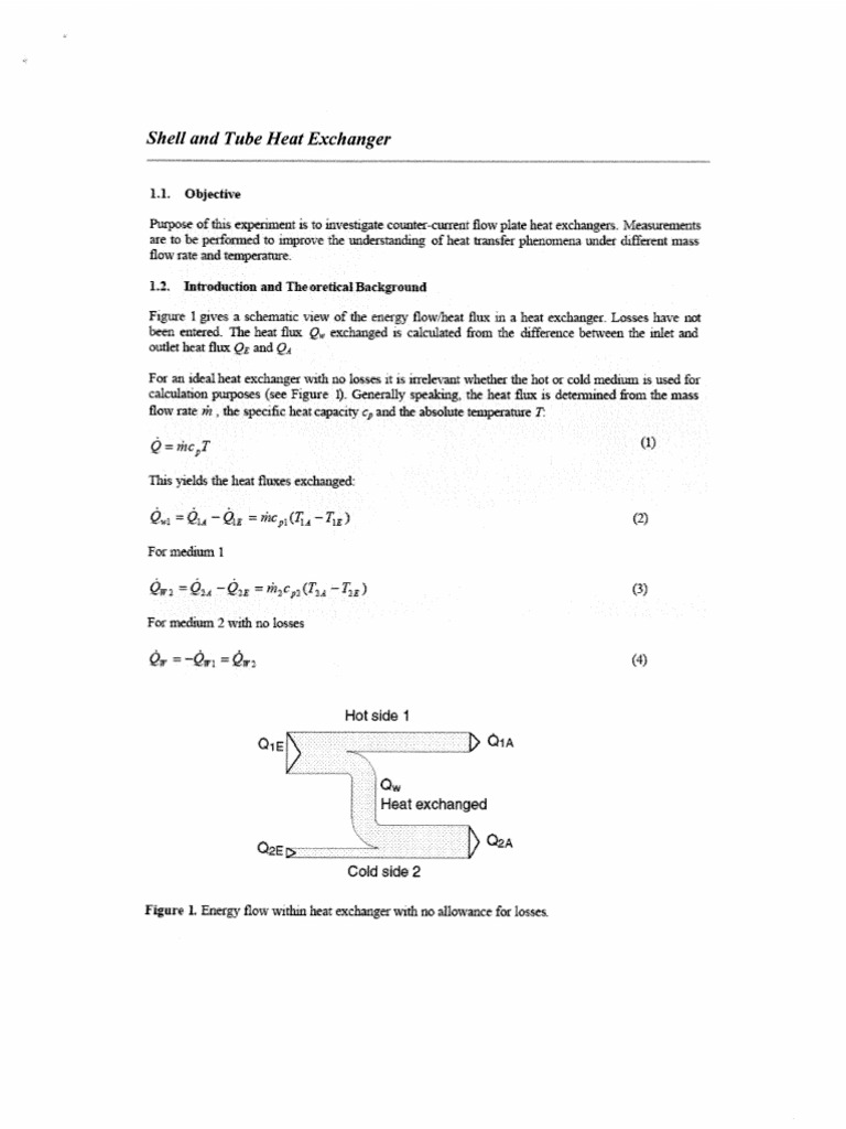 Lab #3 Shell and Tube Heat Exchanger | PDF