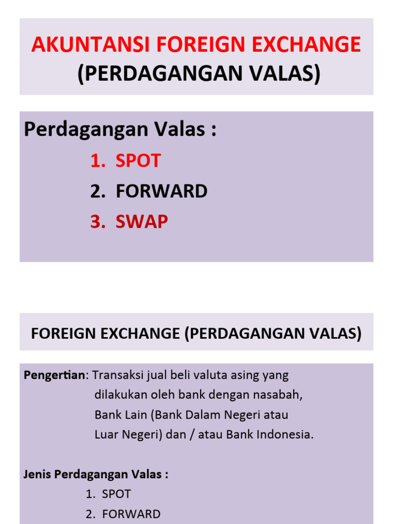Akuntansi Transaksi Spot Valas | PDF
