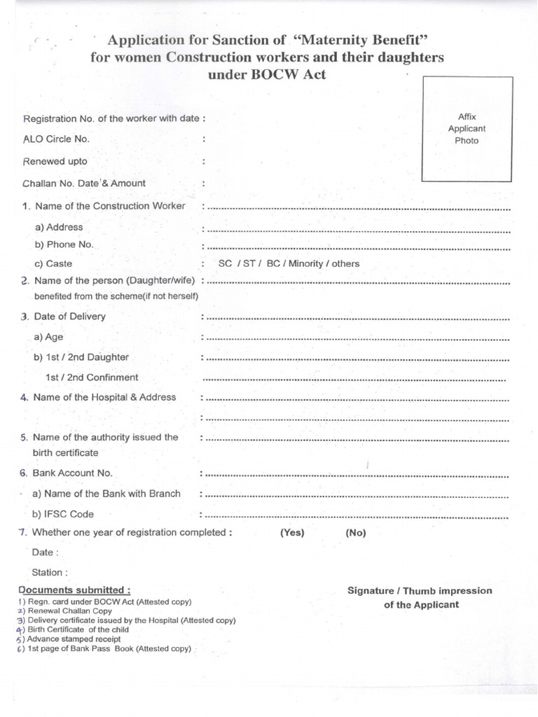 Maternity Benefit | PDF