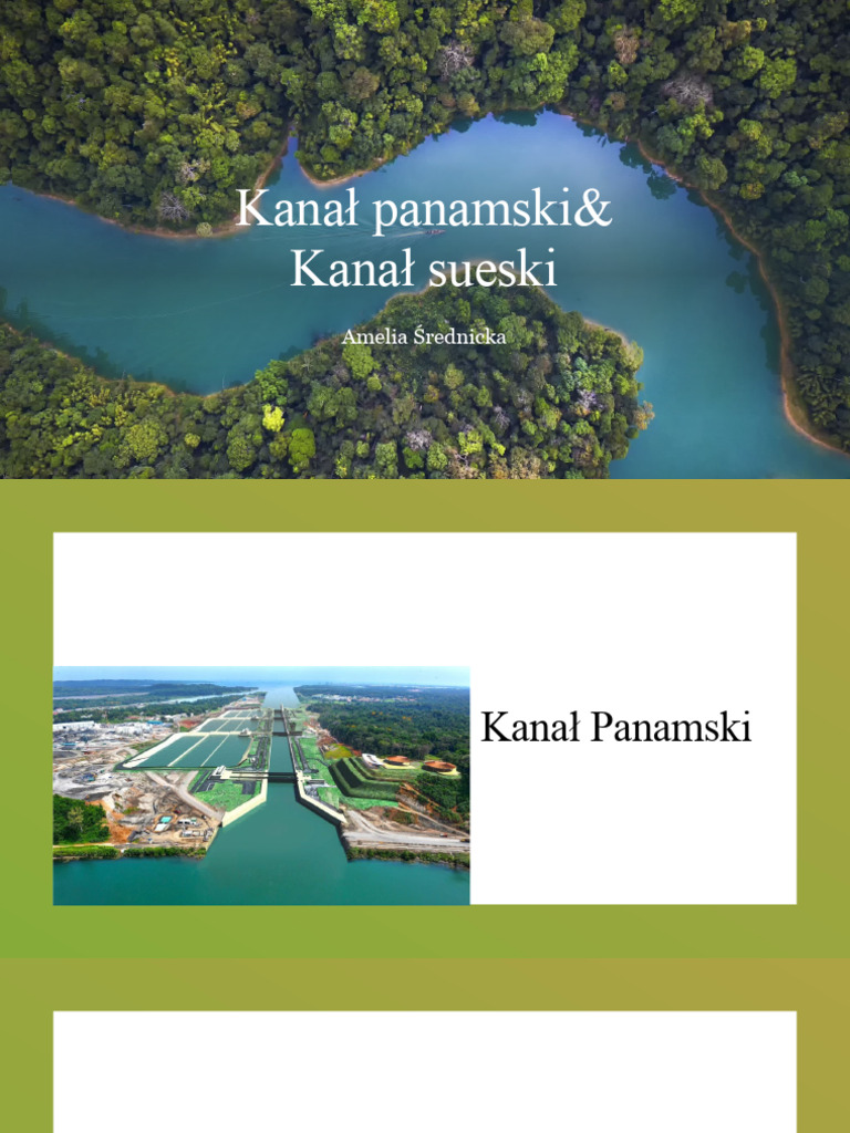 Kanał Panamski I Sueski | PDF