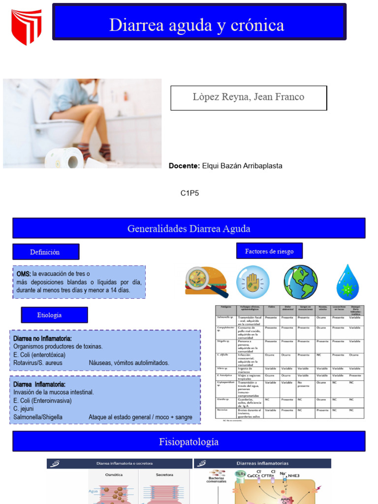 Diarrea | PDF | Diarrea | Especialidades Medicas