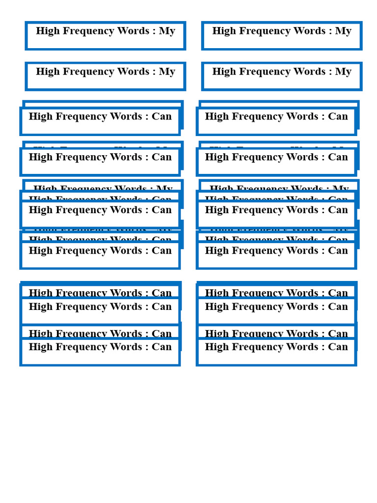 Eng Hfw Labels | PDF
