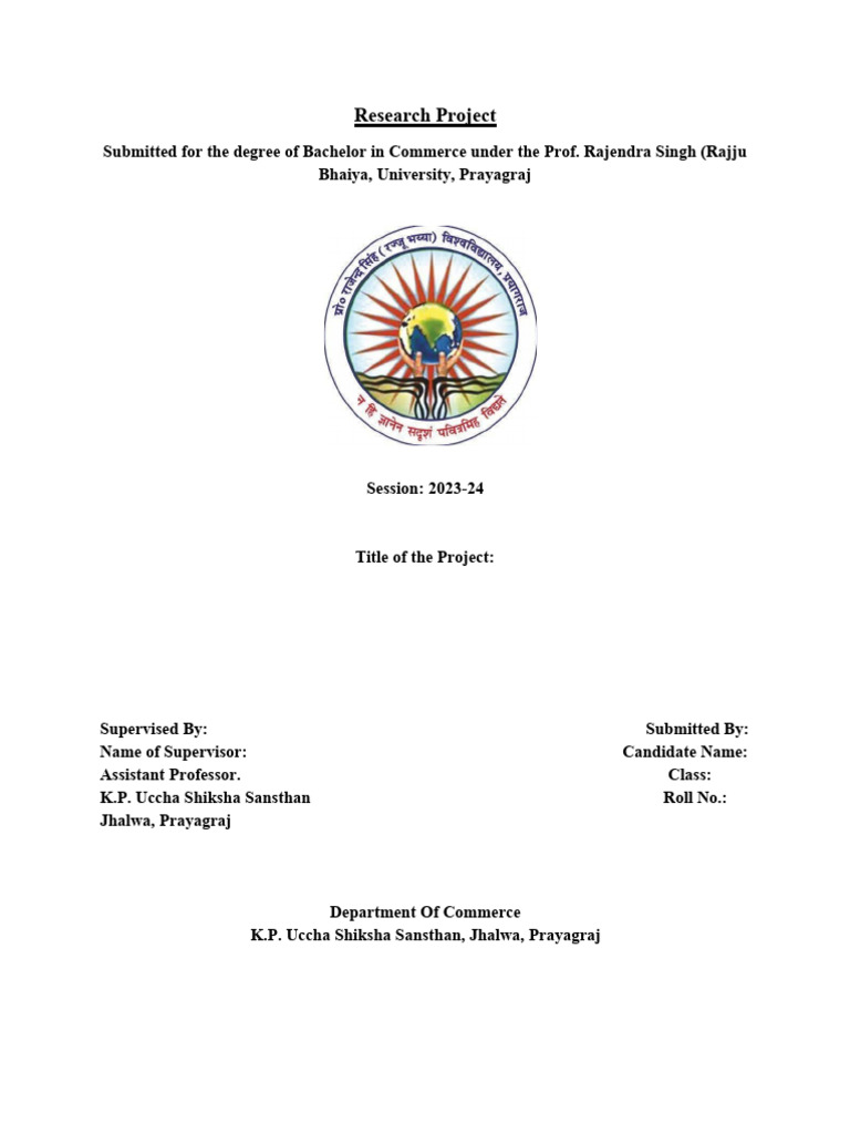 Format Research Report | PDF