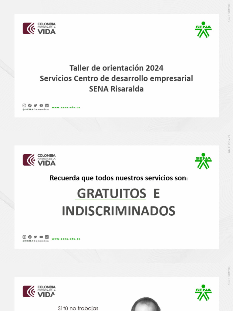 Taller de OrientaciÃ N (Formato Nuevo 2024) - DEGF | PDF | Iniciativa ...