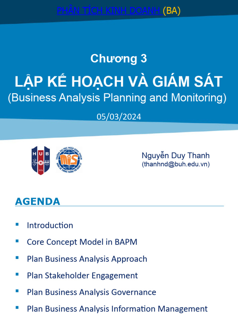 2024-BA-C3 - Business Analysis Planning Monitoring (4) . | PDF | Business Analysis | Analysis