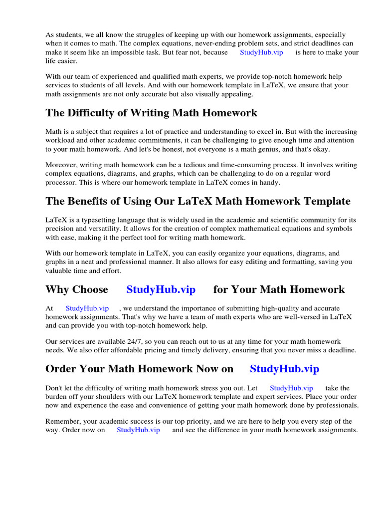 Homework Template Latex Math | PDF | Te X | Computer File