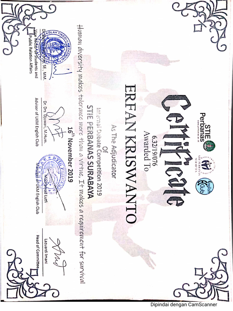 Juri Debat Stie Perbanas Surabaya | PDF