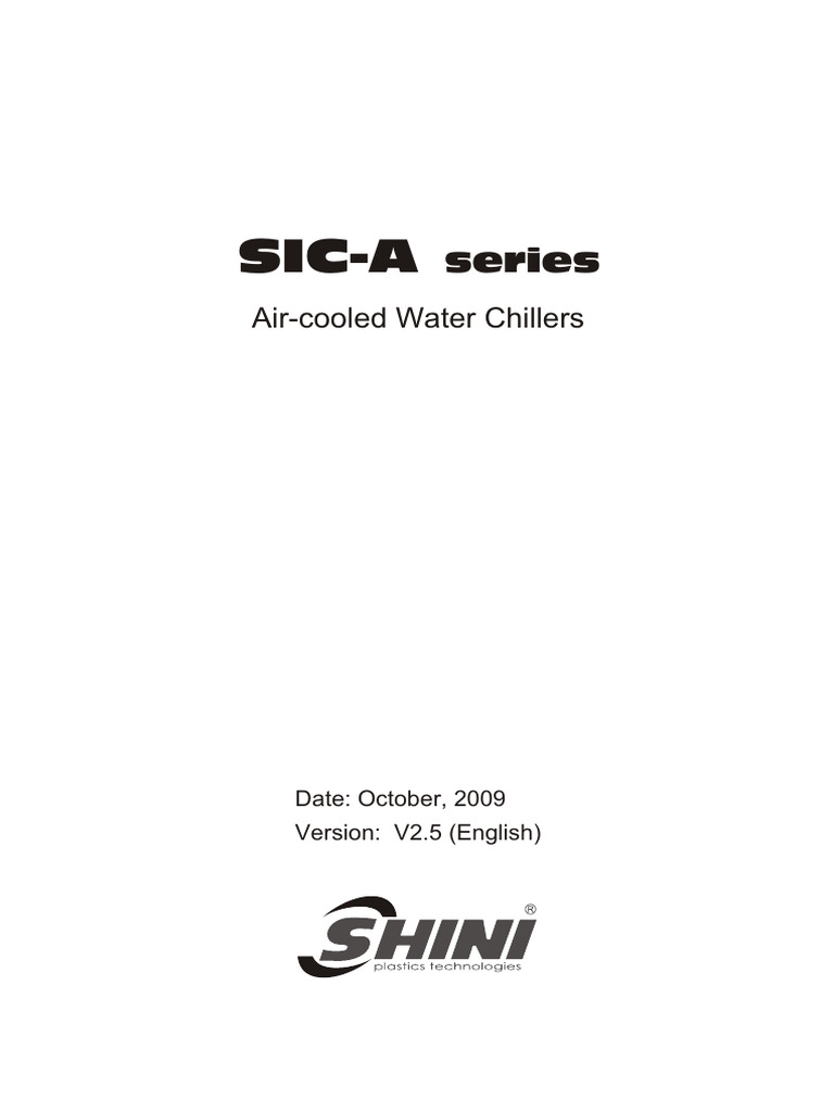 manual chiller shinni grande SIC-A-Air-cooled-Water-Chillers-Ver.B ...