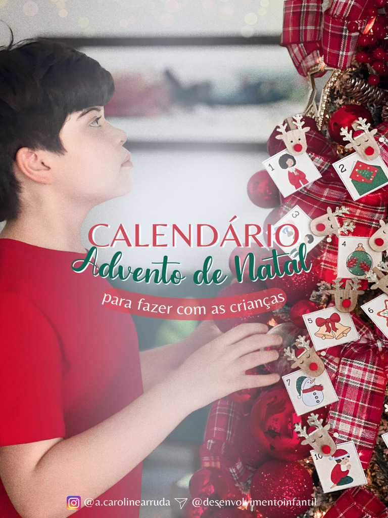 Calendário do Advento para Crianças | PDF | Natal | Advento