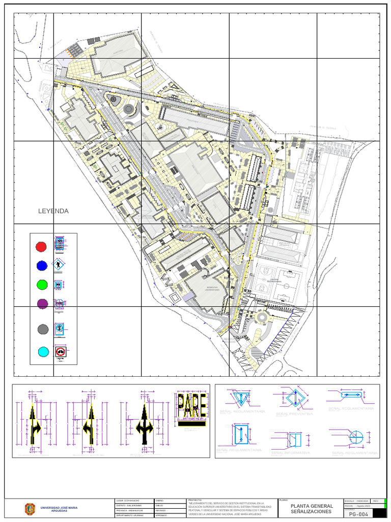 Planta General - Pg04 Señalización Ok-Plano Señalización | PDF