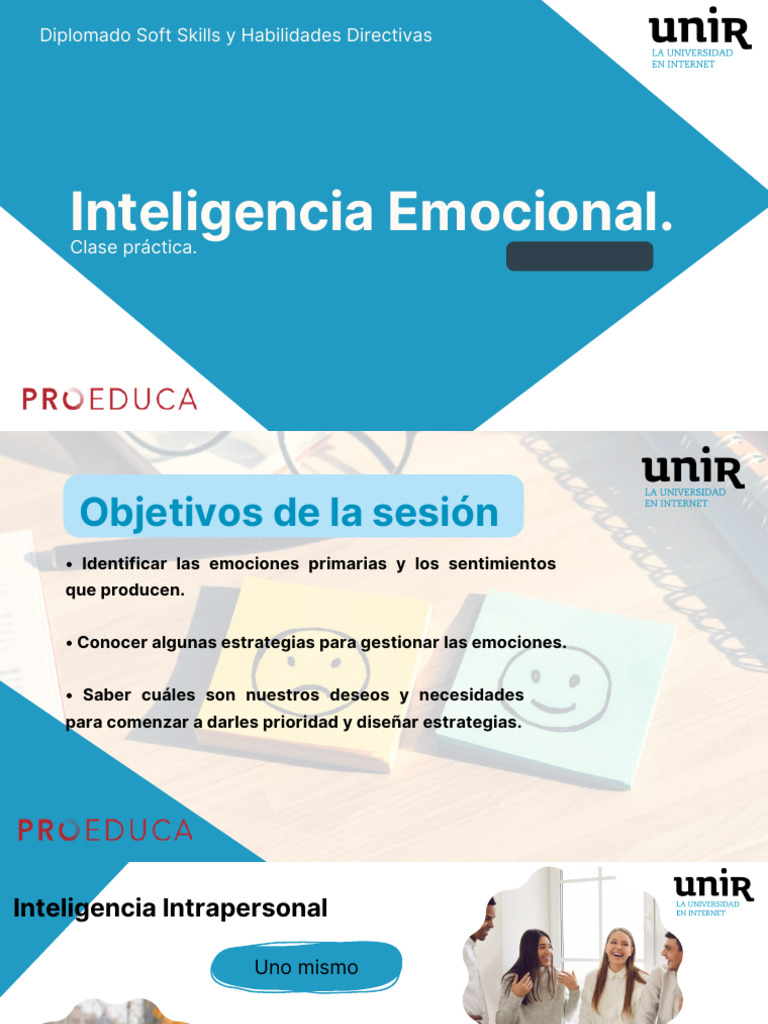 T1-Inteligencia Emocional - Práctico | PDF | Las emociones | Inteligencia emocional
