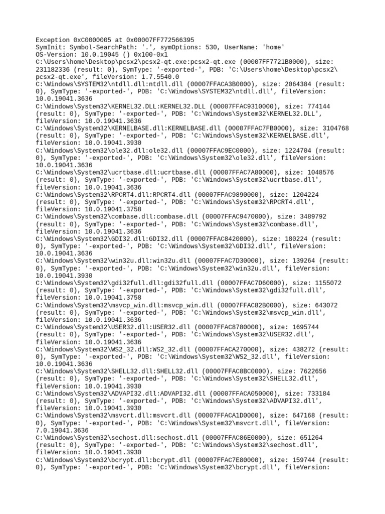 Crash 2024 02 03 22 46 19 648 | PDF | Operating System Families | System Software