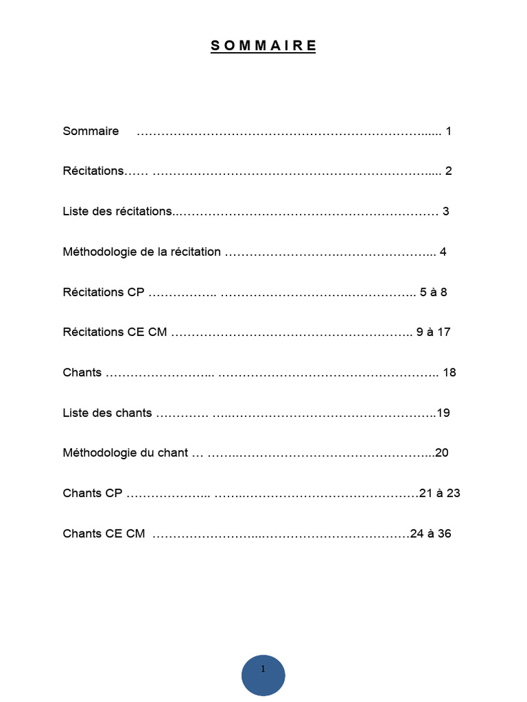 Recitations Et Chants | PDF