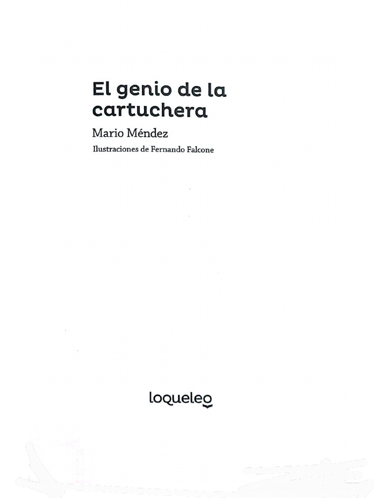 El Genio de La Cartuchera | PDF