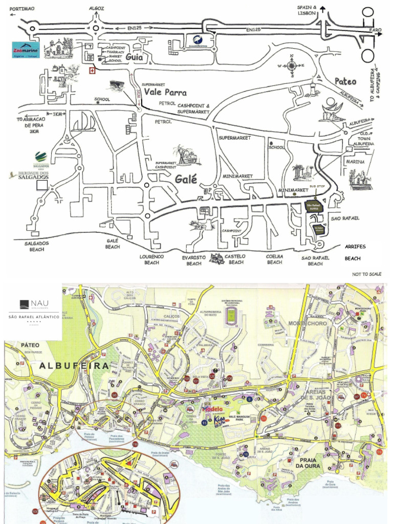 1 - MAPA Albufeira Frente e Verso | PDF