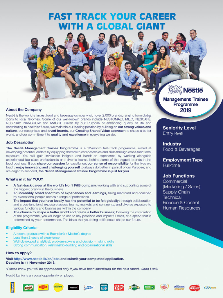 Management Trainee 2018 | PDF