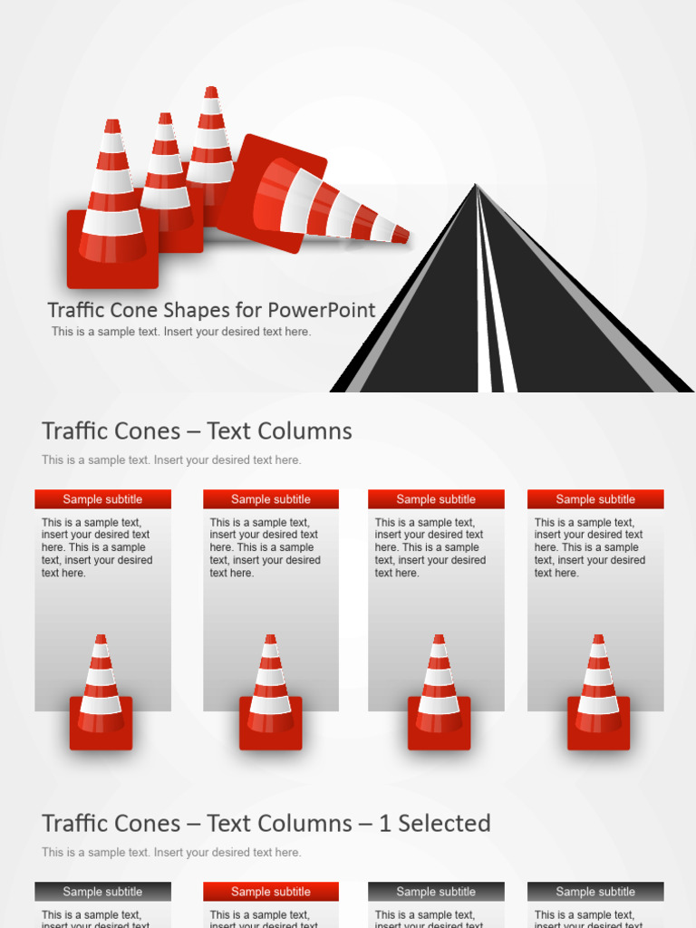 6112 05 Traffic Cones Powerpoint | PDF