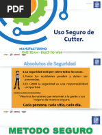 Uso Seguro y Correcto del Cutter | PDF