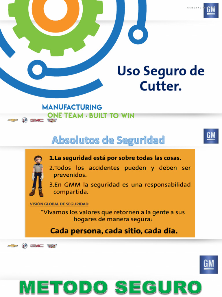 Curso Uso Seguro de Cutter | PDF | Hogar, jardinería y bricolaje