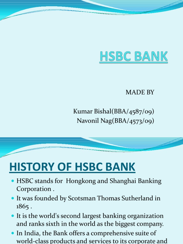 HSBC Bank | Download Free PDF | Hsbc | Banks