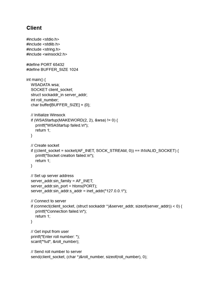 Socket Program Pdf Network Socket Internet Standards
