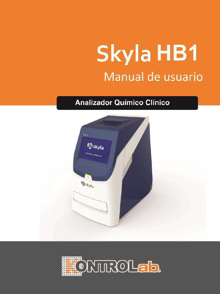 Analizador Clínico Portátil Desego Skyla HB1 | PDF | Impresora (Computación) | Laboratorios