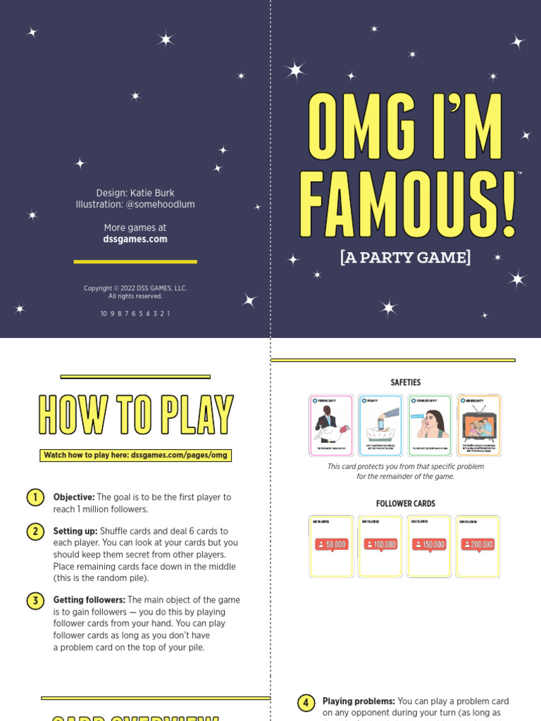 OMG - Instructions I'm Famous | PDF | Consumer Goods | Sports