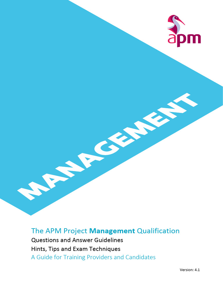 APM PMQ Exam Guidance and Tips | PDF | Procurement | Quality Management