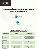 Suspensão de Medicamentos Pré-Operatórios | PDF | Farmacologia | Química Medicinal