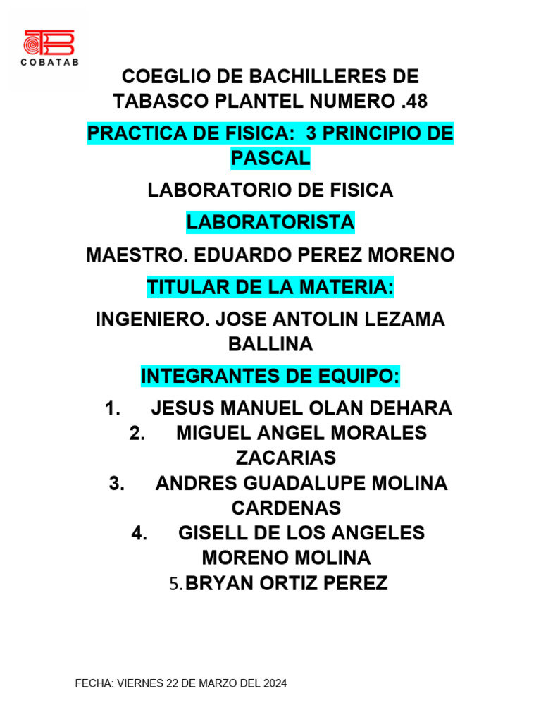 Aplicaciones del Principio de Pascal en Jeringas | PDF | Ingeniería ...