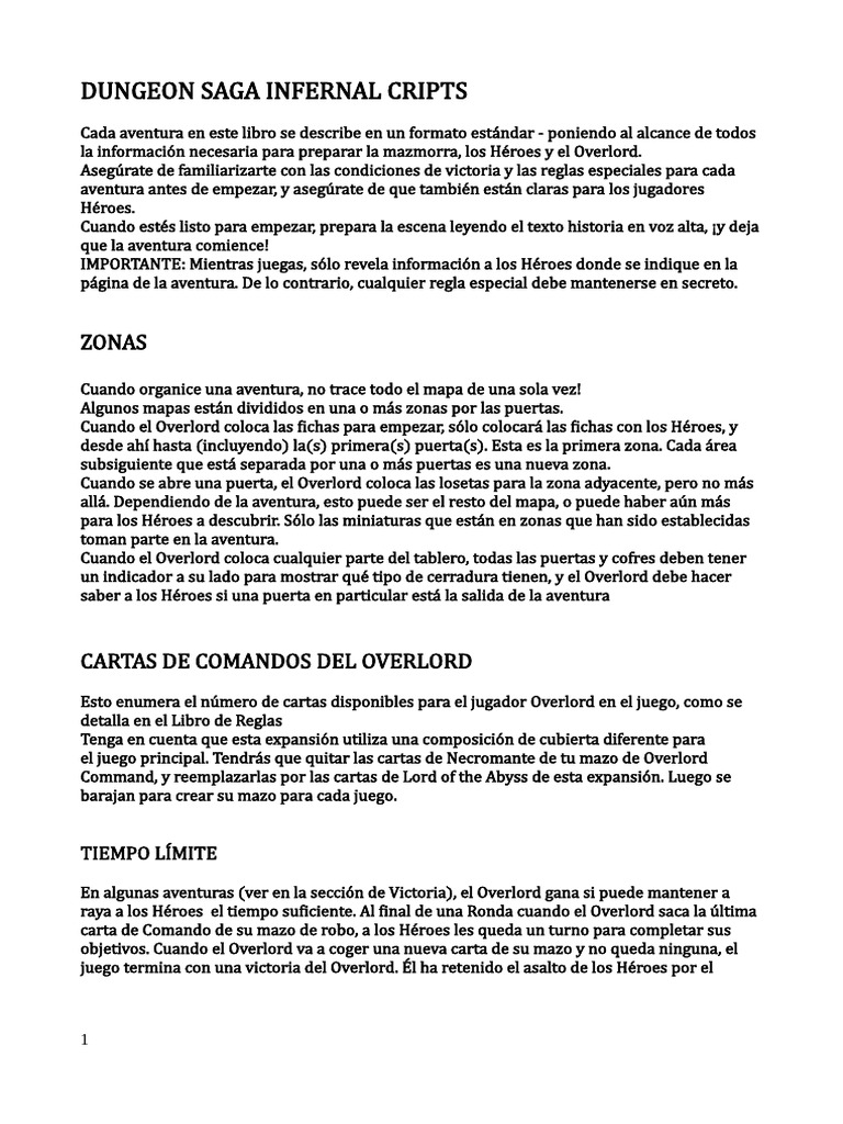 Libro Infernal Cripts | PDF