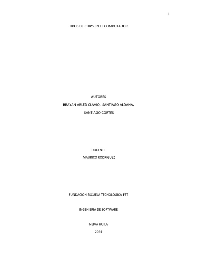 Guía de Chips y Procesadores de PC | PDF | Microprocesador | Bios
