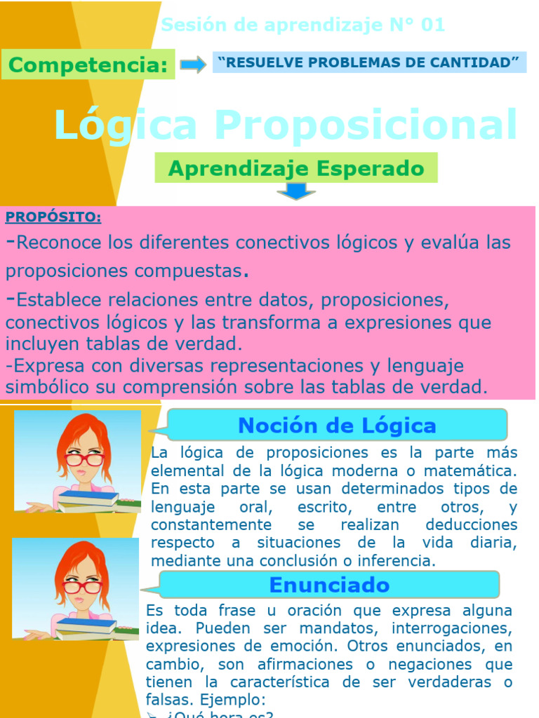 Lógica Proposicional y Conectivos Lógicos | PDF | Proposición | Si y ...