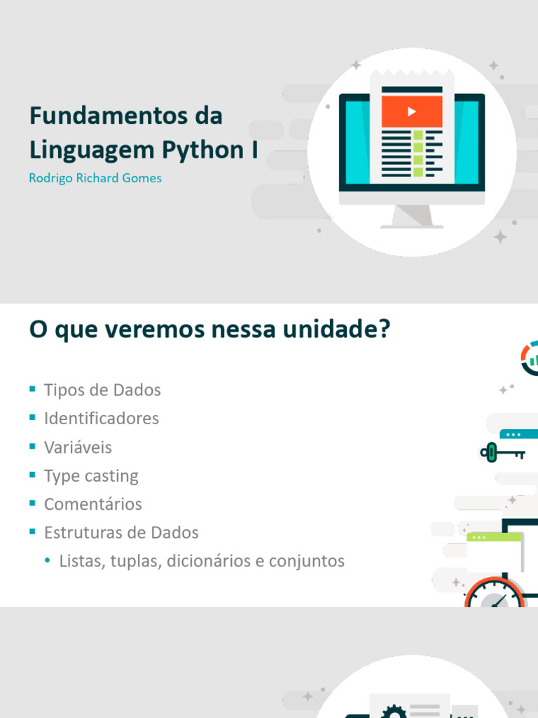 Prog Ciencia de Dados (2023) - Fundamentos Python - Unidade 01 | PDF | Tipo de dados | Python ...
