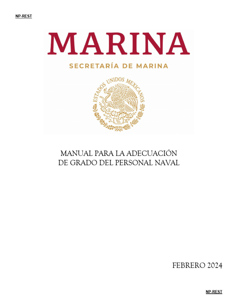 Manual para La Adecuacion de Grado 2024 | PDF | México