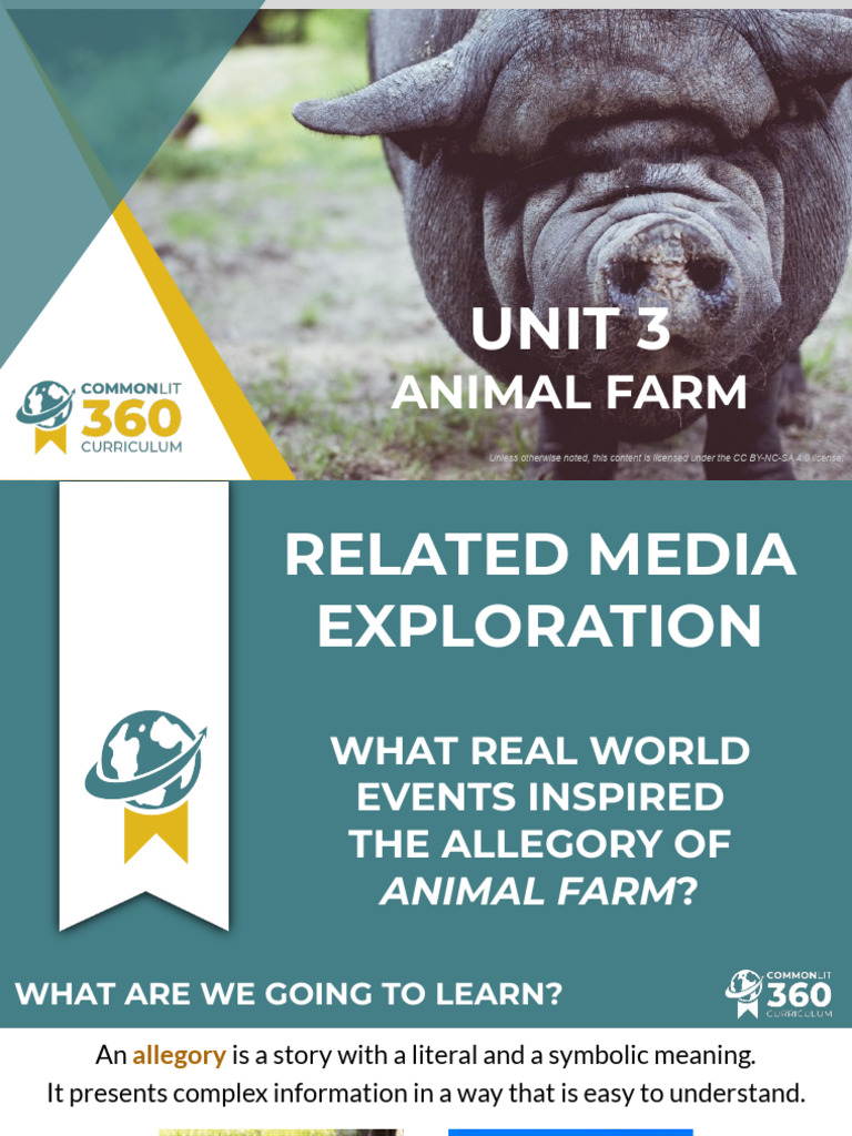 U3 Allegorical Connection_ Animal Farm | PDF | Vladimir Lenin | Leon ...