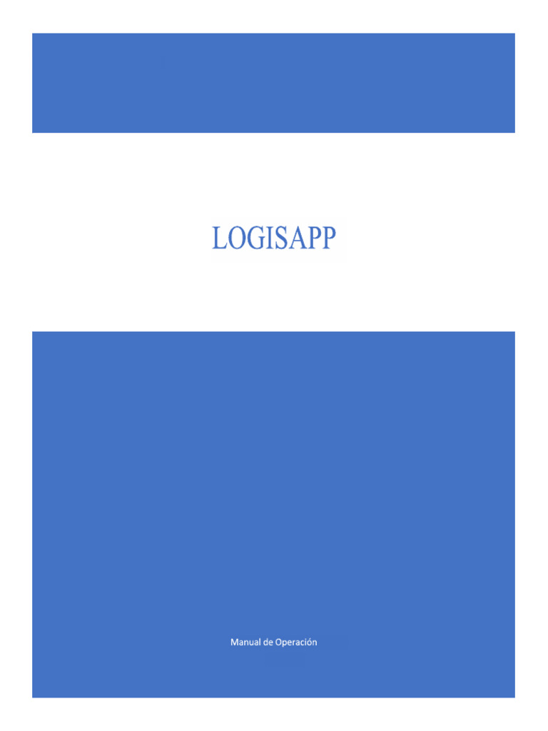 Logis App Manual 4 | PDF | Aplicación movil | Logística