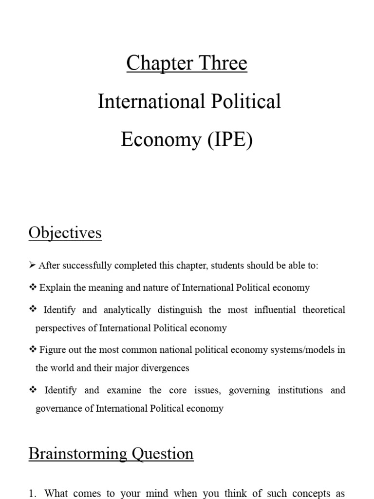 Chapter 3 Global | Download Free PDF | Capitalism | Market Economy