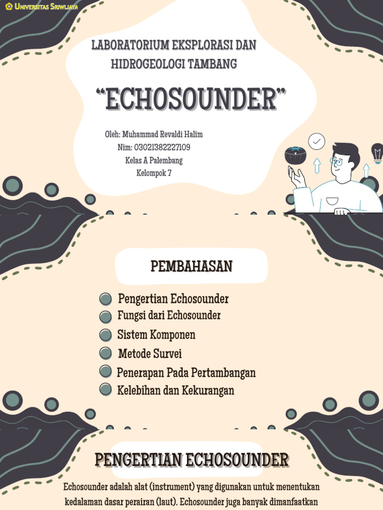 Echosounder Geofisika | PDF | Griya & Taman | Teknologi & Rekayasa