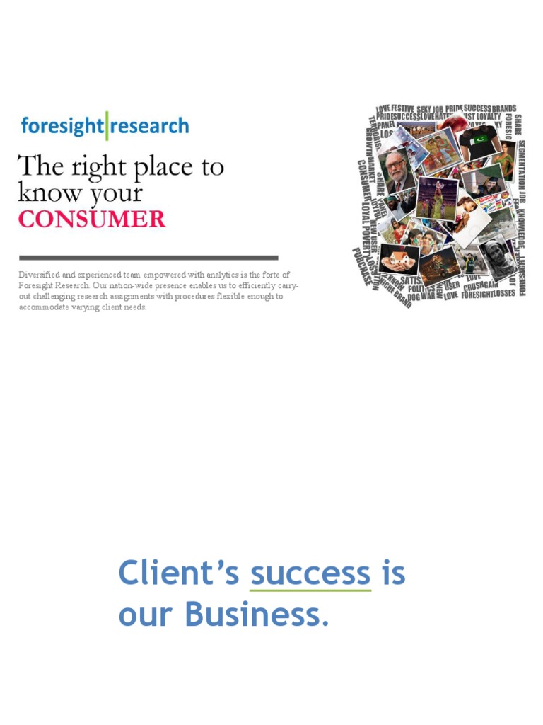 Foresight Research: Leading Market Insights | PDF | Data Analysis ...