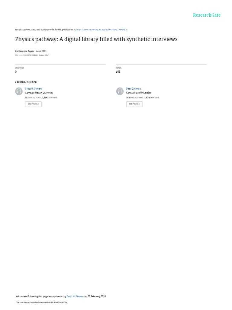 Physics Pathway A Digital Library Filled With Synt | PDF | Teachers ...