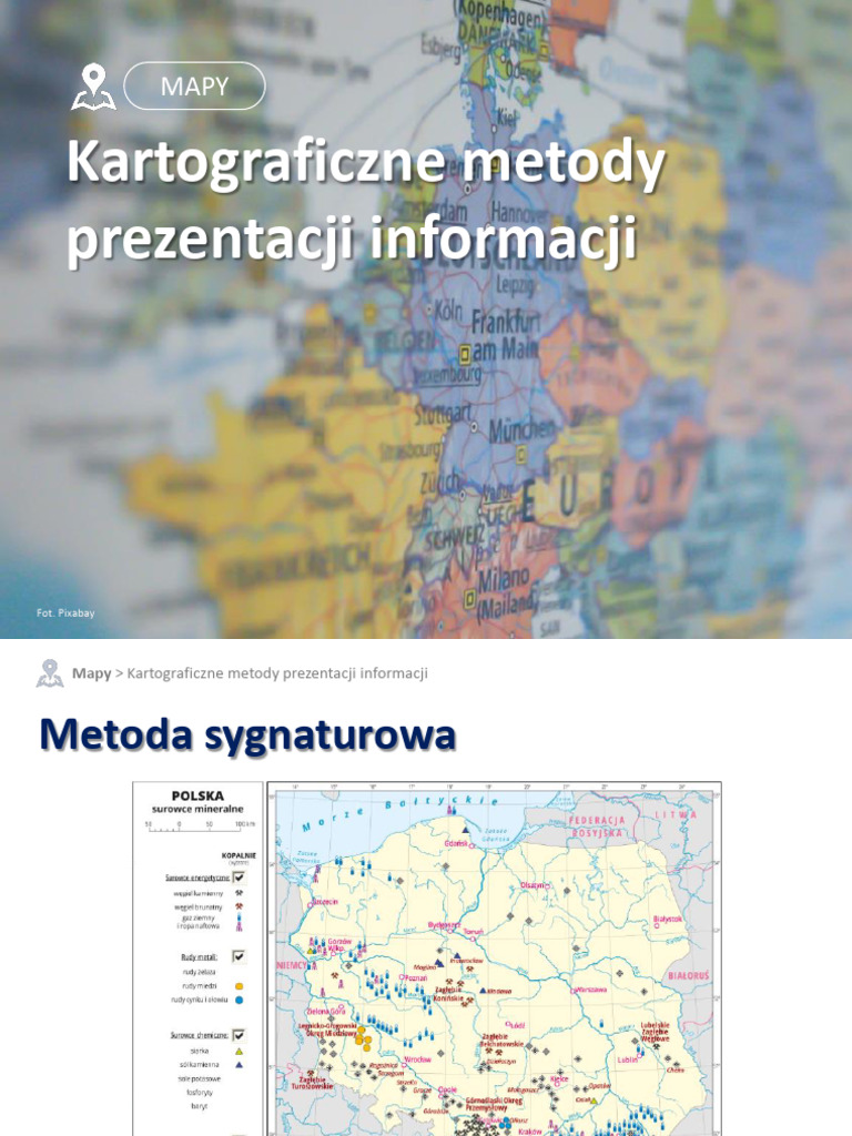 4 Kartograficzne Metody Prezentacji | PDF