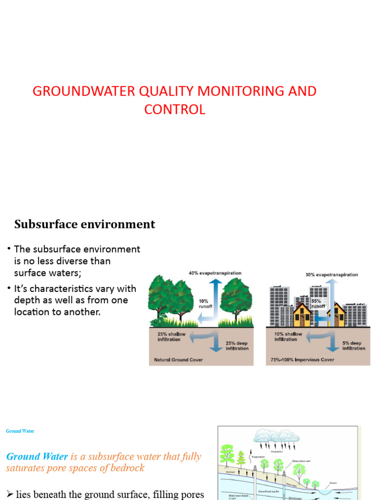 Subsurface Environment | PDF | Aquifer | Groundwater